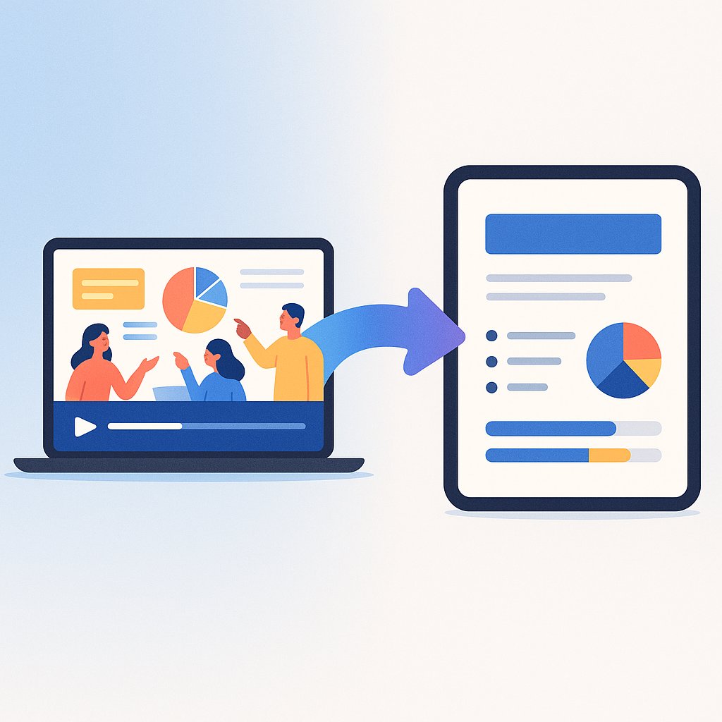 Video to Documentation Converter - AI Training Video Transcription | Docsie